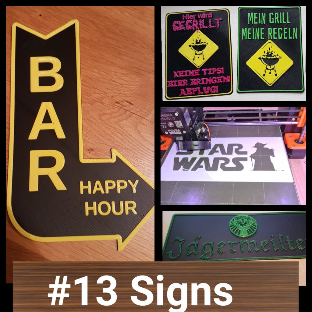 Top20 3D Prints – #13: Signs / Fun Signs – Tech&BIKE